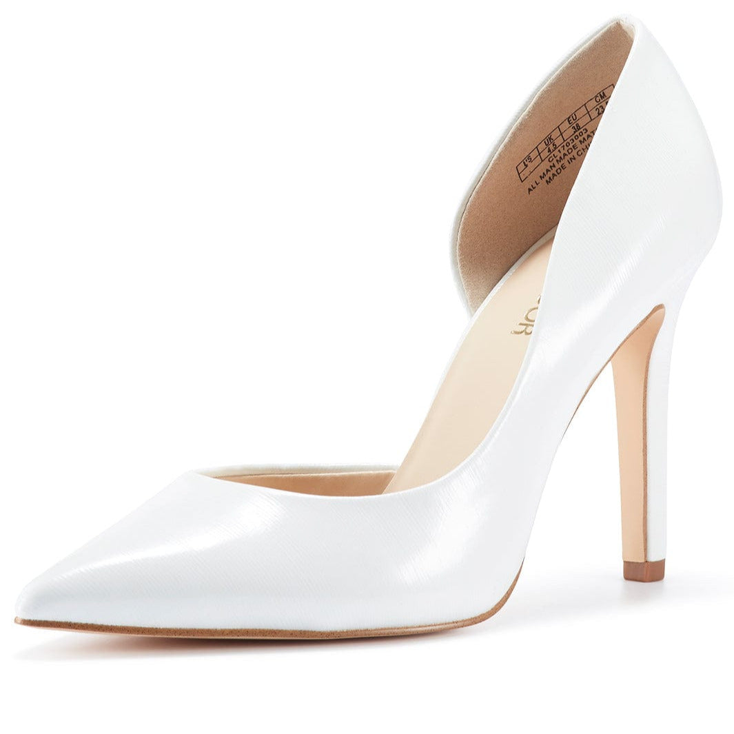 JENN ARDOR Women’s 4-Inch Stiletto Heels – Pointed Toe Slip-On Pumps